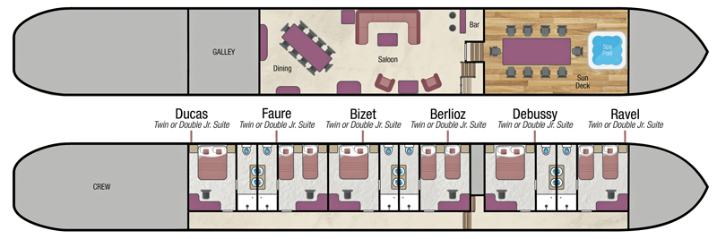 Hotel Barge PANACHE About the barge | Barging cruises in Holland ...
